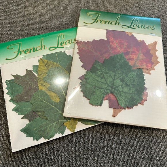 sisson imports | Dining | Fine Parchment Paper French Leaves ...